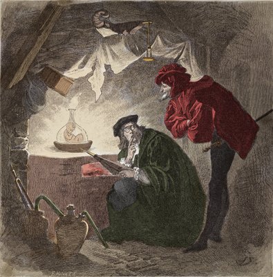 Mephistopheles (Mephisto) a Faust Illustration of 'Faust' by Johann ...