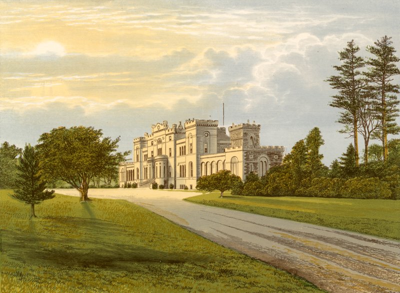 Rossie Castle by Alexander Francis Lydon: Fine art print