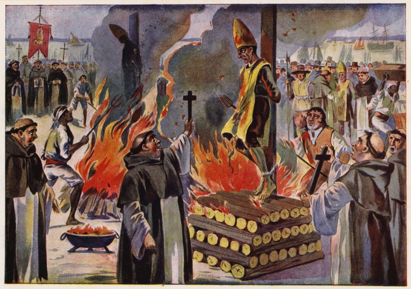 Execution by Burning Under the Portuguese Inquisition