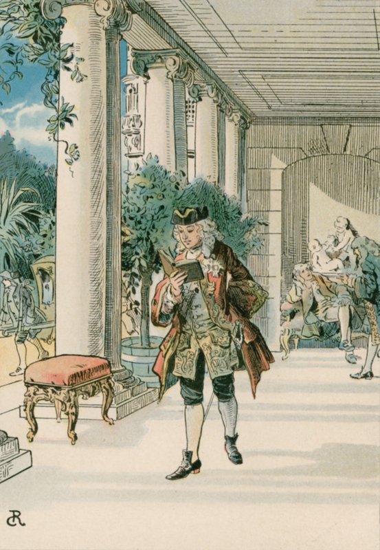 Frederick the Great (1712-1786) in Rheinberg by Carl Rohling