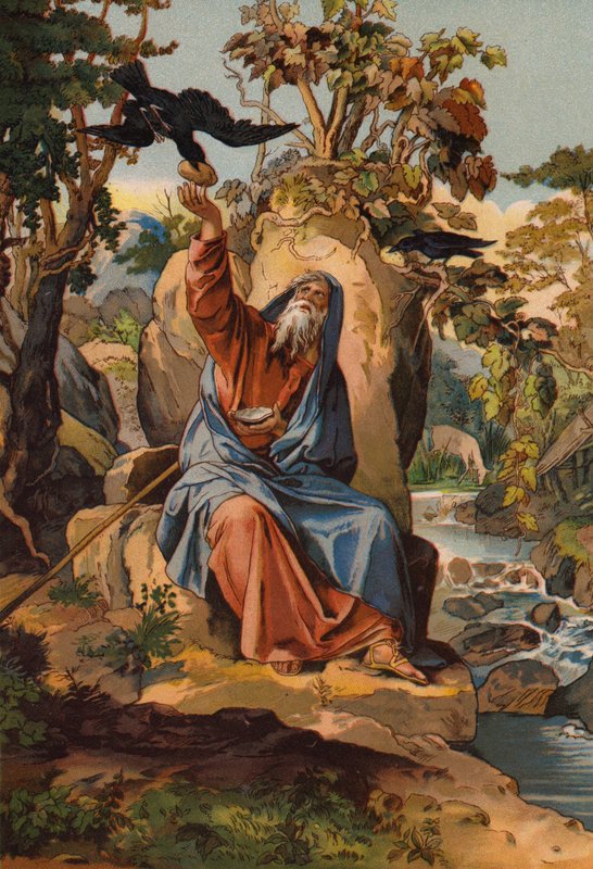 Elijah Bible Painting