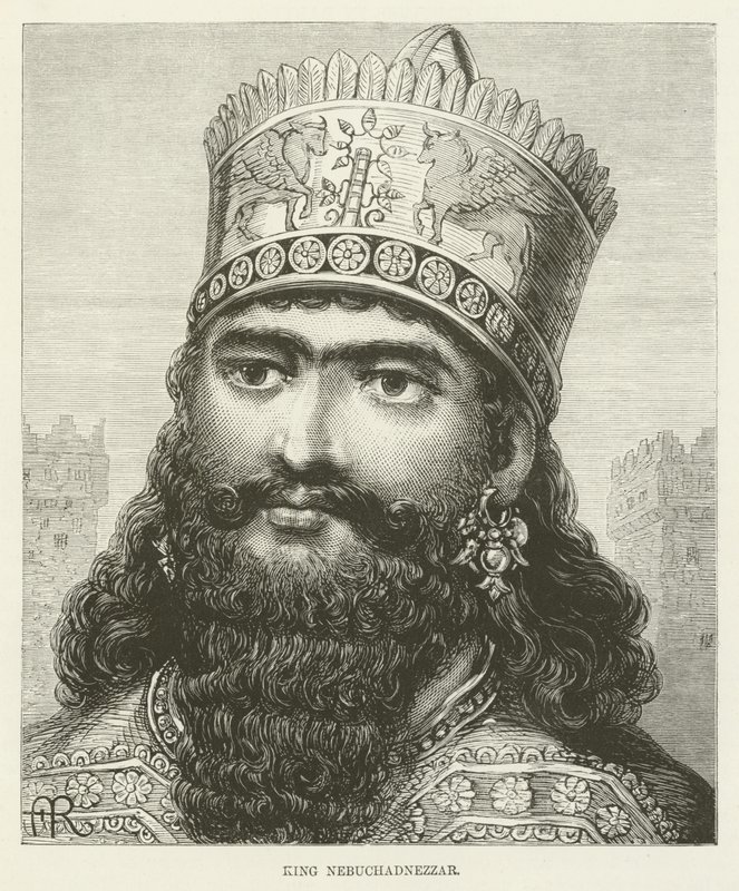 King Nebuchadnezzar Ii Nebuchadnezzar The Great Hi Res Stock