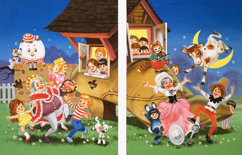 Nursery Rhymes Illustrations