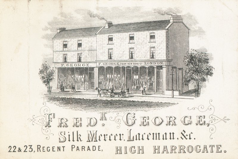 Trade card, Frederick George, silk mercer and laceman