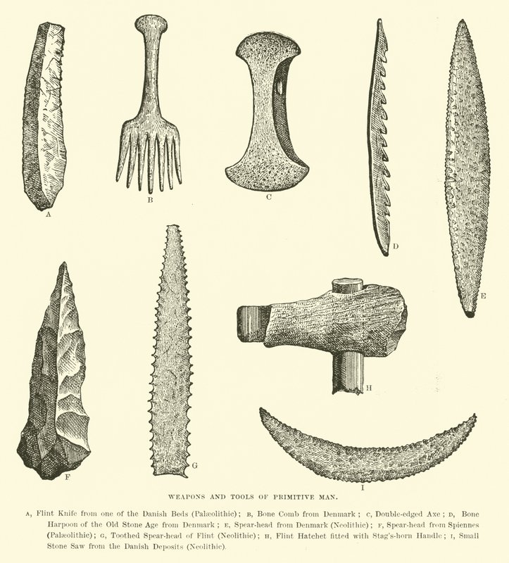 Paleolithic Weapons And Tools