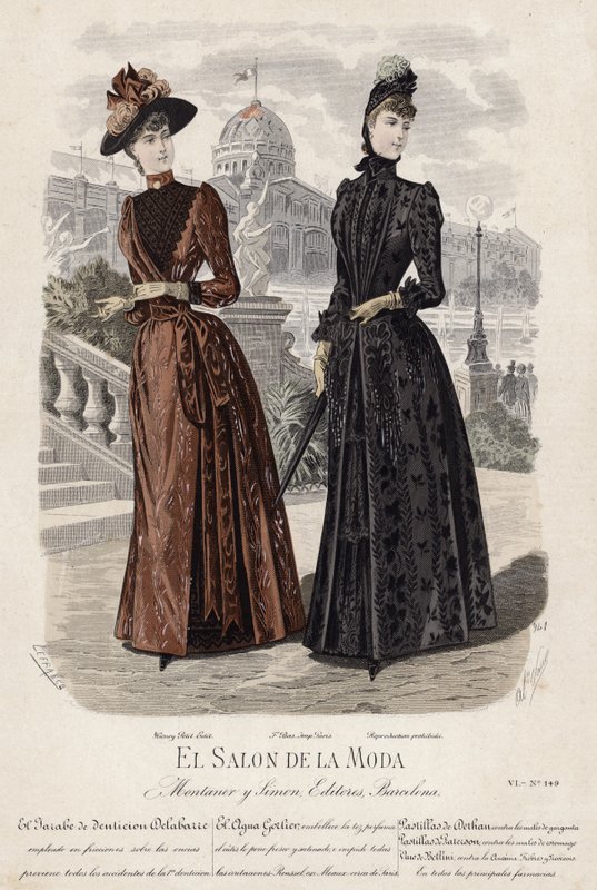 1800s French Fashion