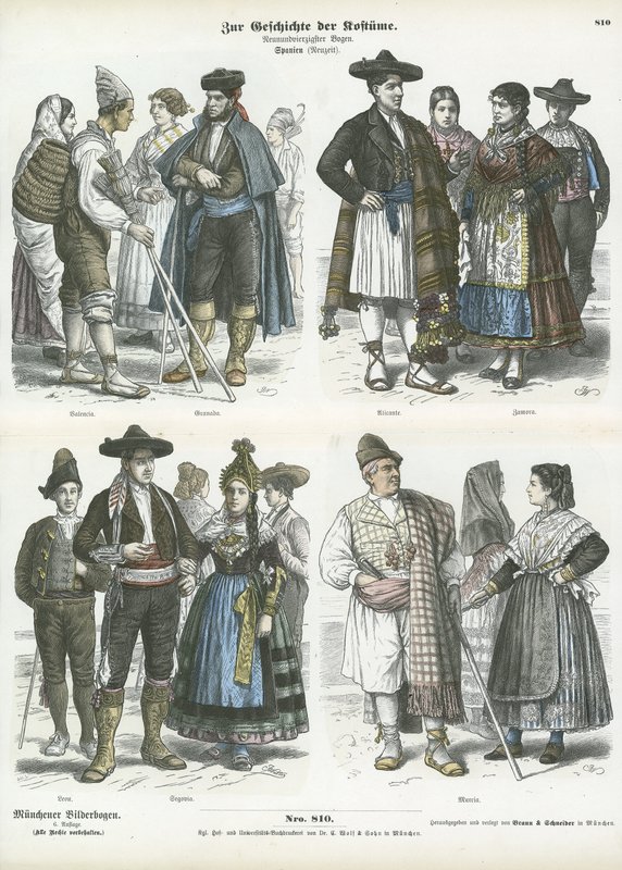 Traditional Spanish Clothing Men And Women
