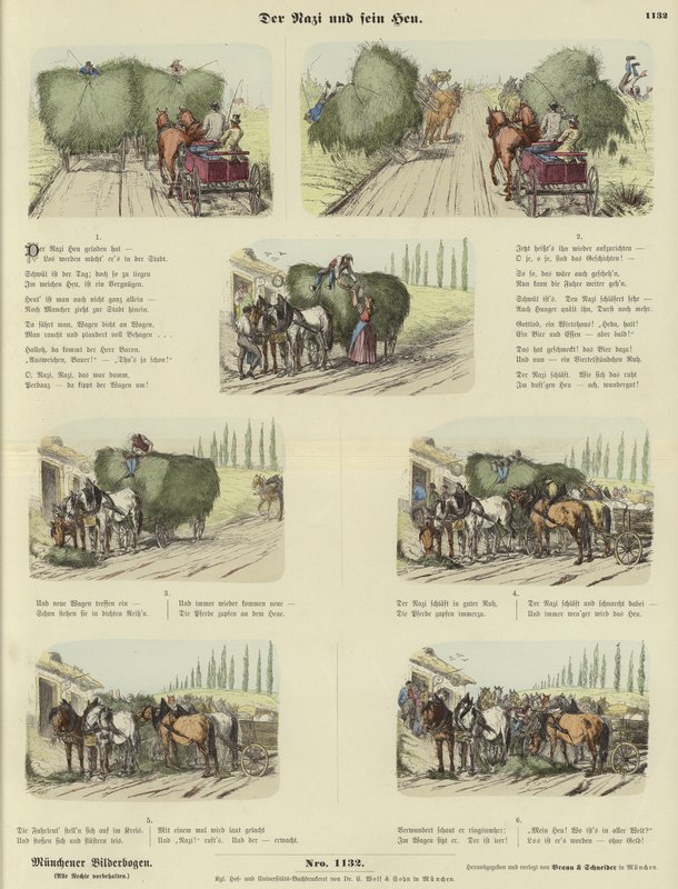 The Nazi and His Hay by German School: Buy fine art print