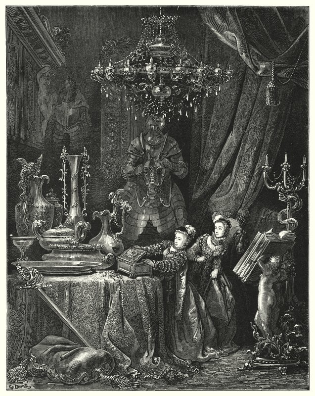Blue Beard by Gustave Dore: Highest-quality art reproduction