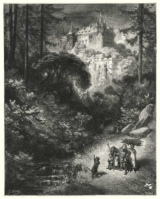 Puss in Boots by Gustave Dore: Buy fine art print