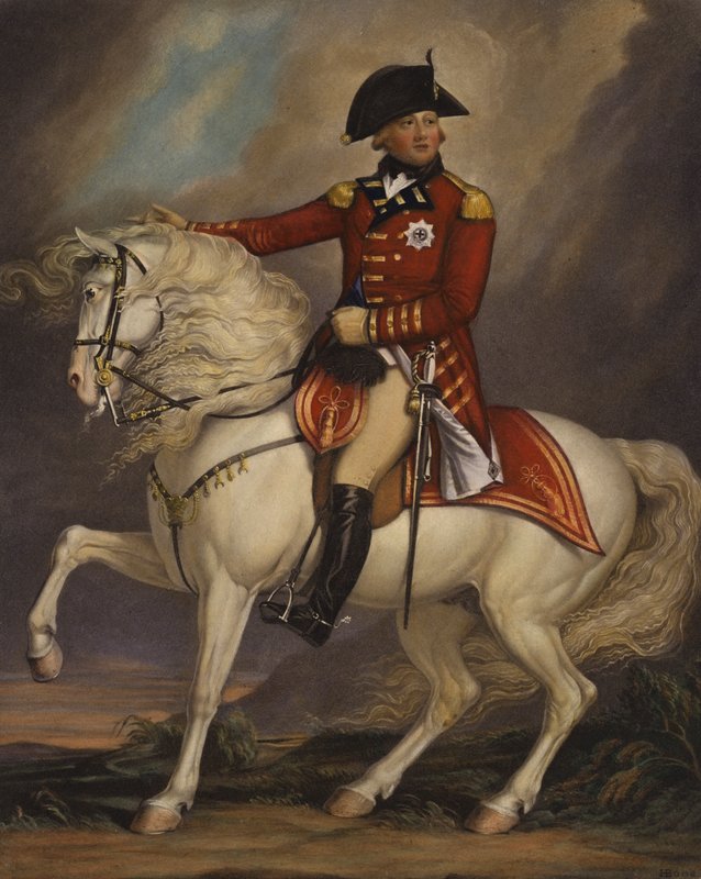 Portrait of King George III by Henry Pierce Bone