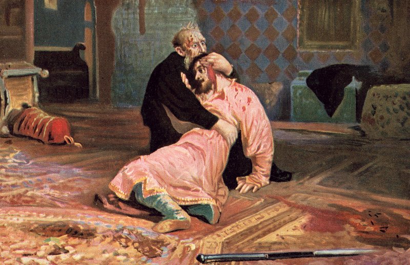 Ivan the Terrible and His Son Ivan on November 16, 1581