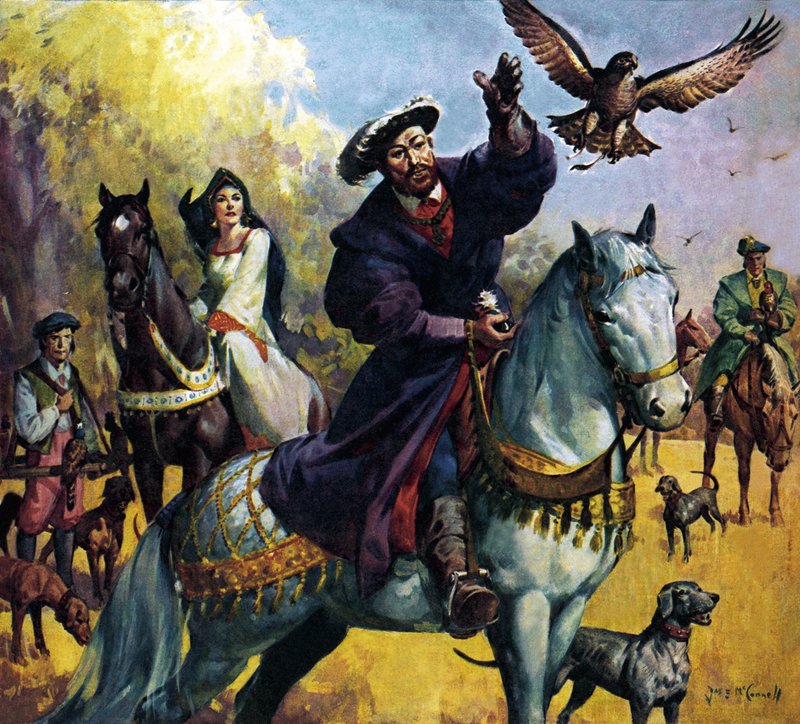 Henry VIII and Anne Boleyn by James Edwin McConnell