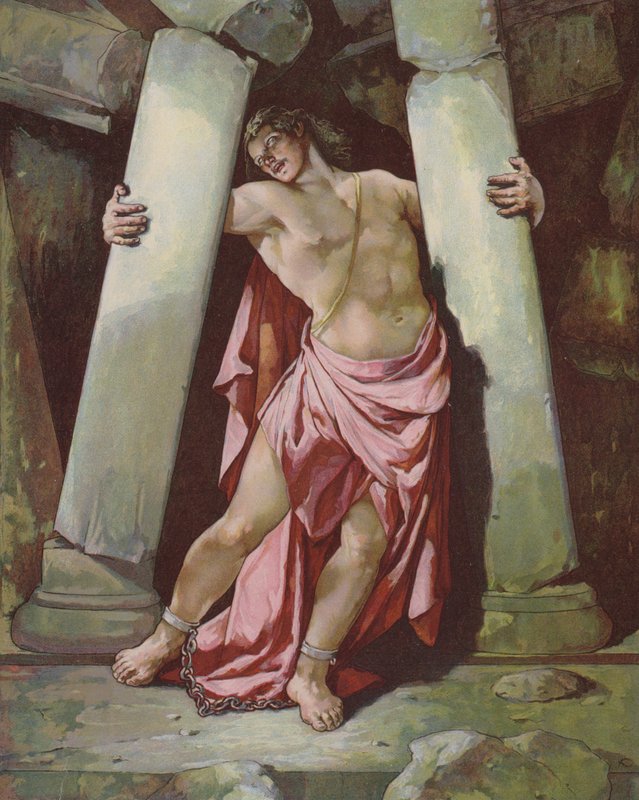 Samson Pillars Painting