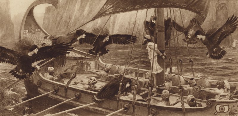 Ulysses and the Sirens by John William Waterhouse