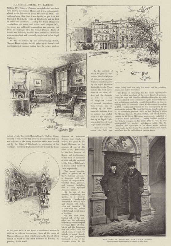 Clarence House, St James's by Joseph Holland Tringham