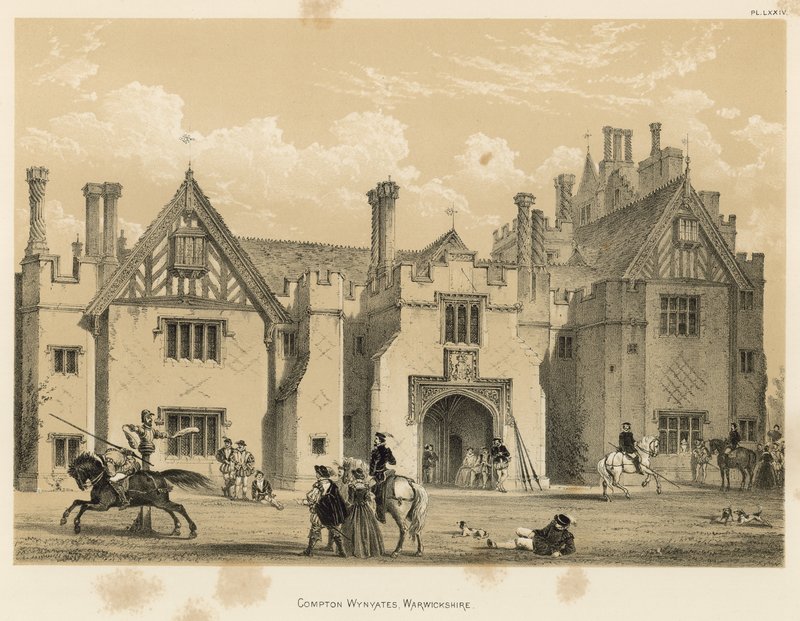 Compton Wynyates, Warwickshire by Joseph Nash