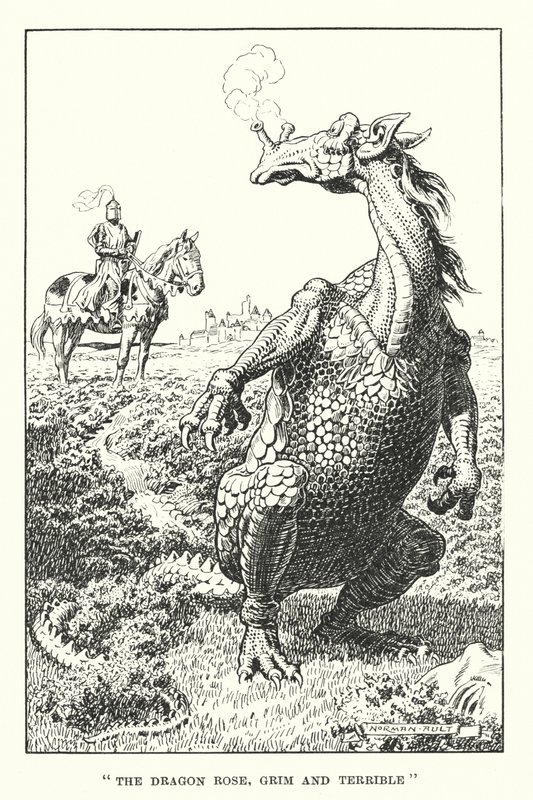 The Dragon Rose, Grim and Terrible by Norman Ault