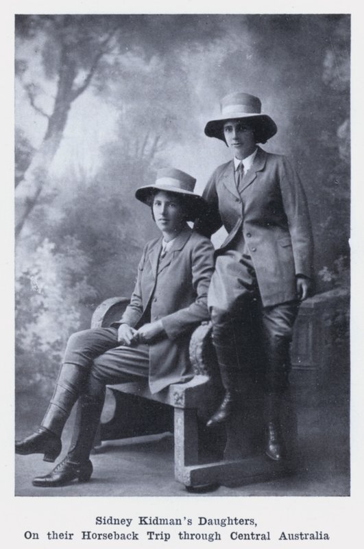 Sidney Kidman's Daughters, on their Horseback Trip through Central ...