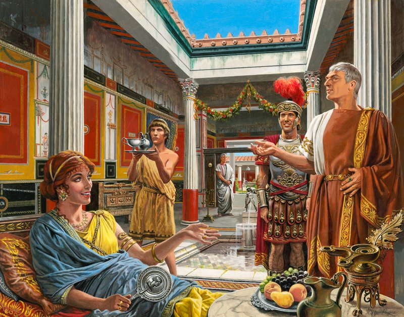 Life in Pompeii by Roger Payne: Buy fine art print