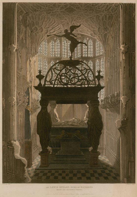 Memorial to Lewis Stuart, Henry the Seventh Chapel, Westminster Abbey ...