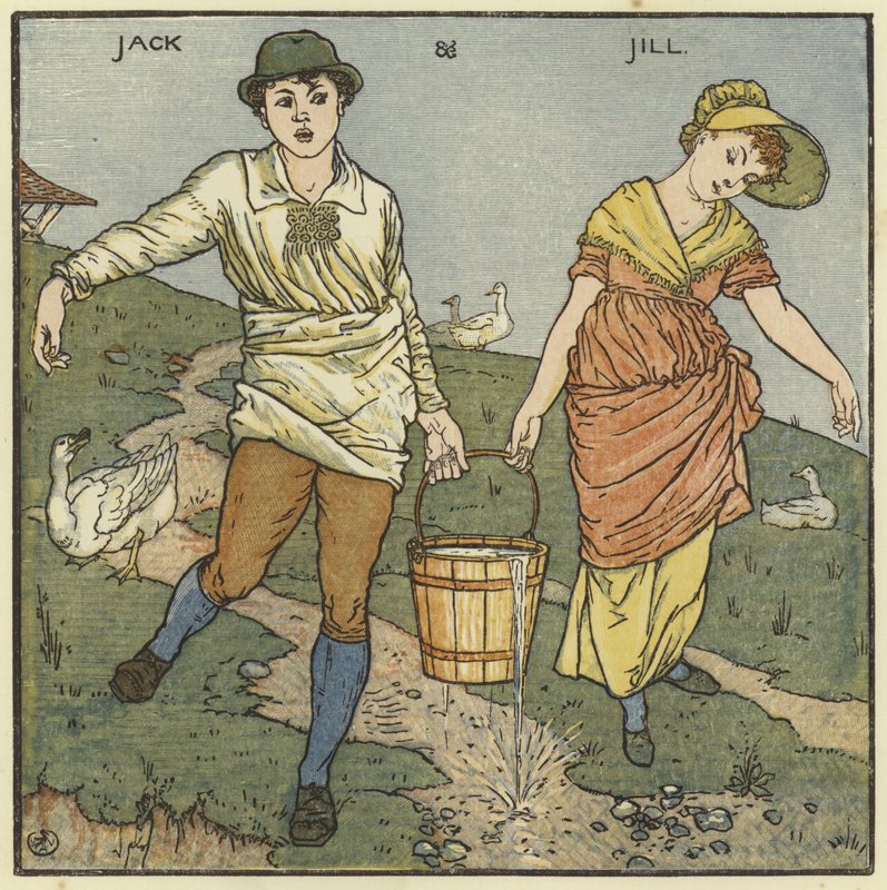 Jack and Jill by Walter Crane: Buy fine art print