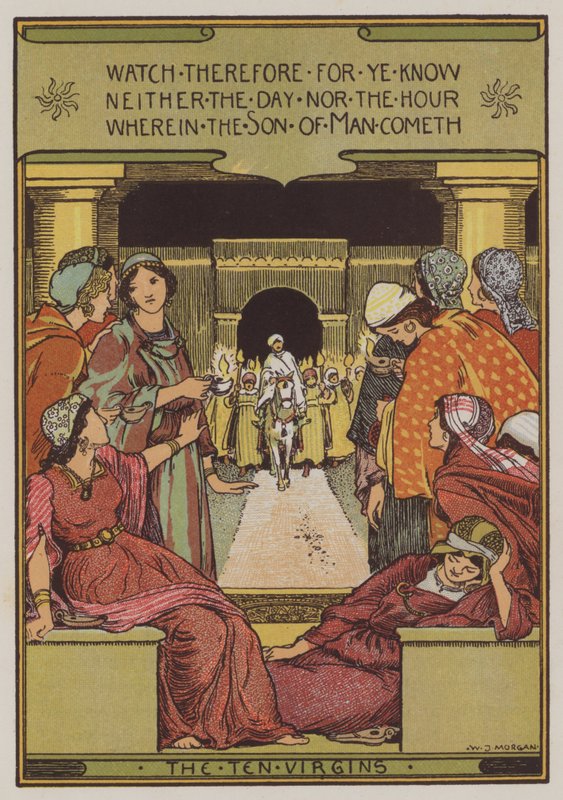 The Ten Virgins by Walter Jenks Morgan: Buy fine art print