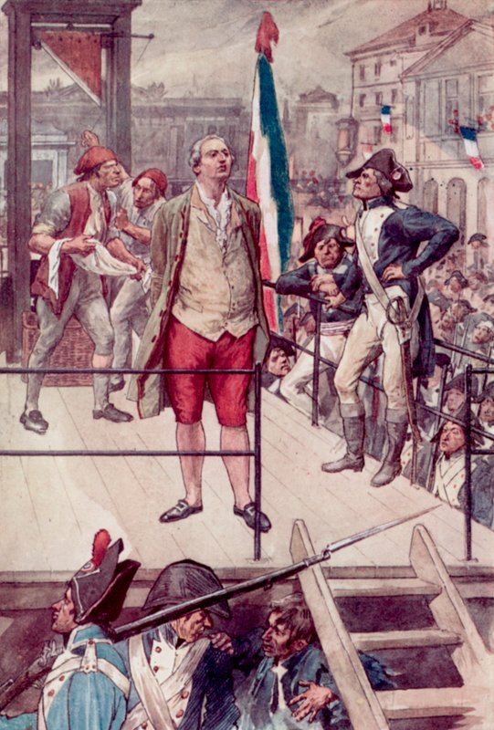 Execution of King Louis XVI by William after Rainey